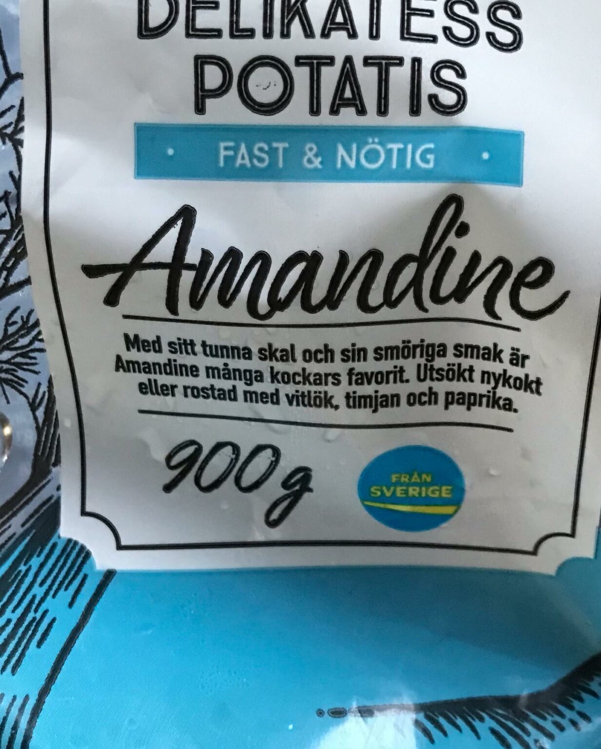 Goda, tidiga potatisen Amandine - Trädgårdstrollet