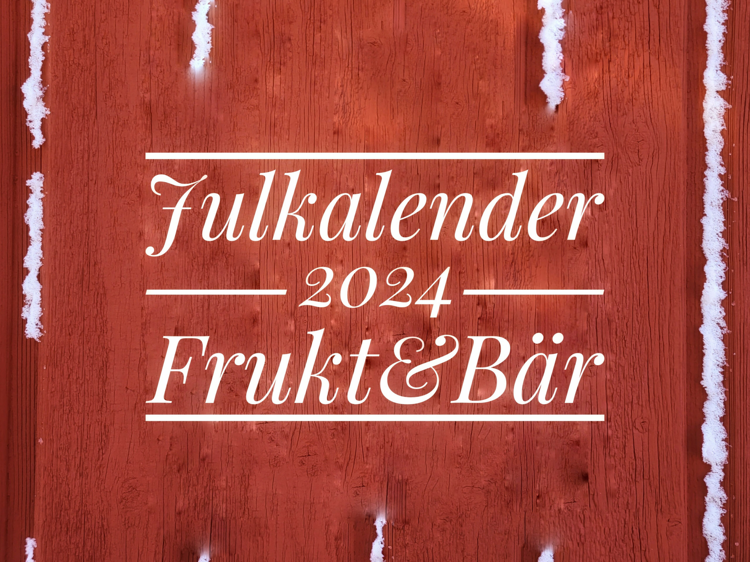 Julkalender 2024: Frukt & Bär - Trädgårdstrollet
